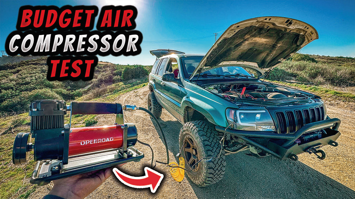 Is a Budget Air Compressor Enough for 33s? OPENROAD 4WD 2.54 CFM Air C ...